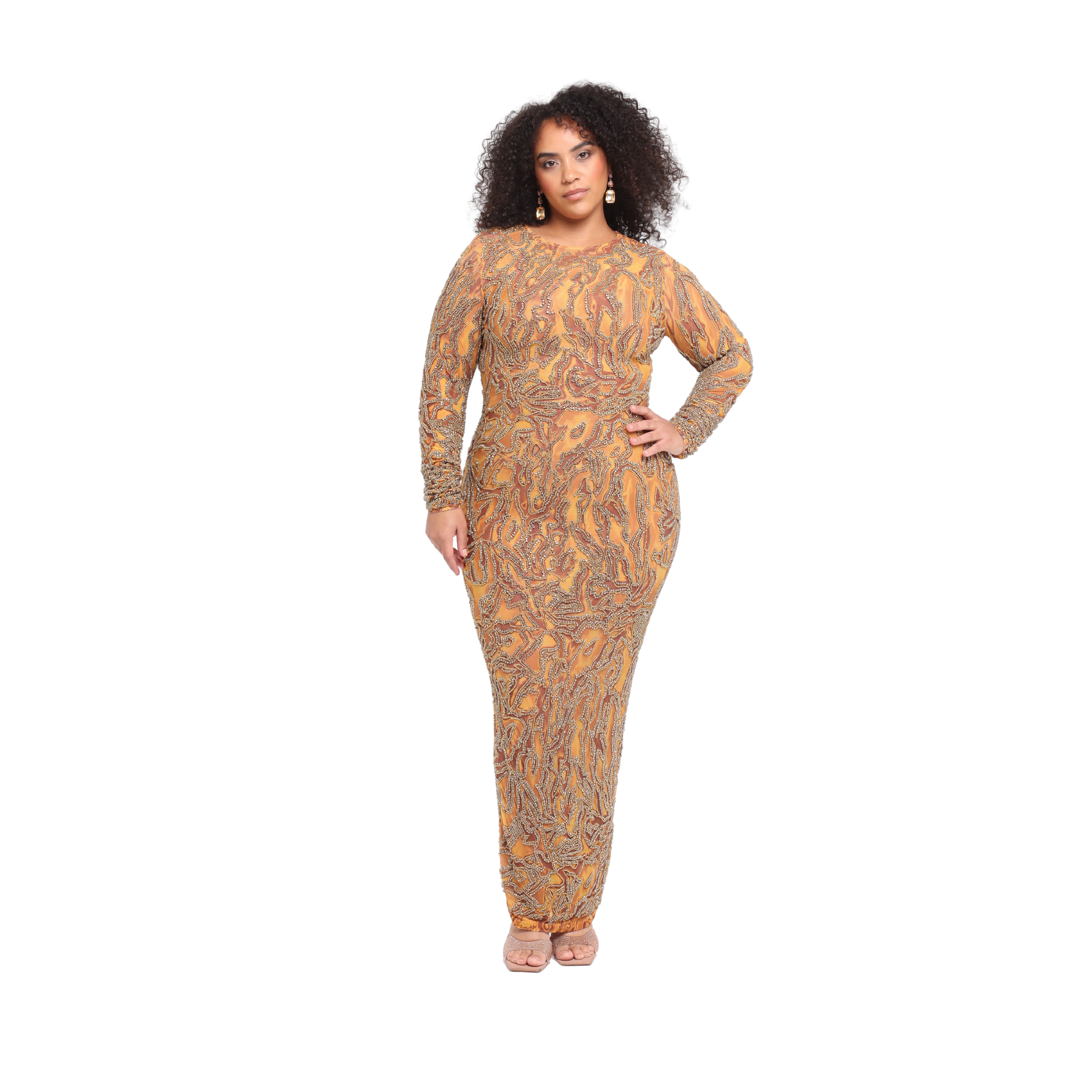 Zuwa Dress (Gold)