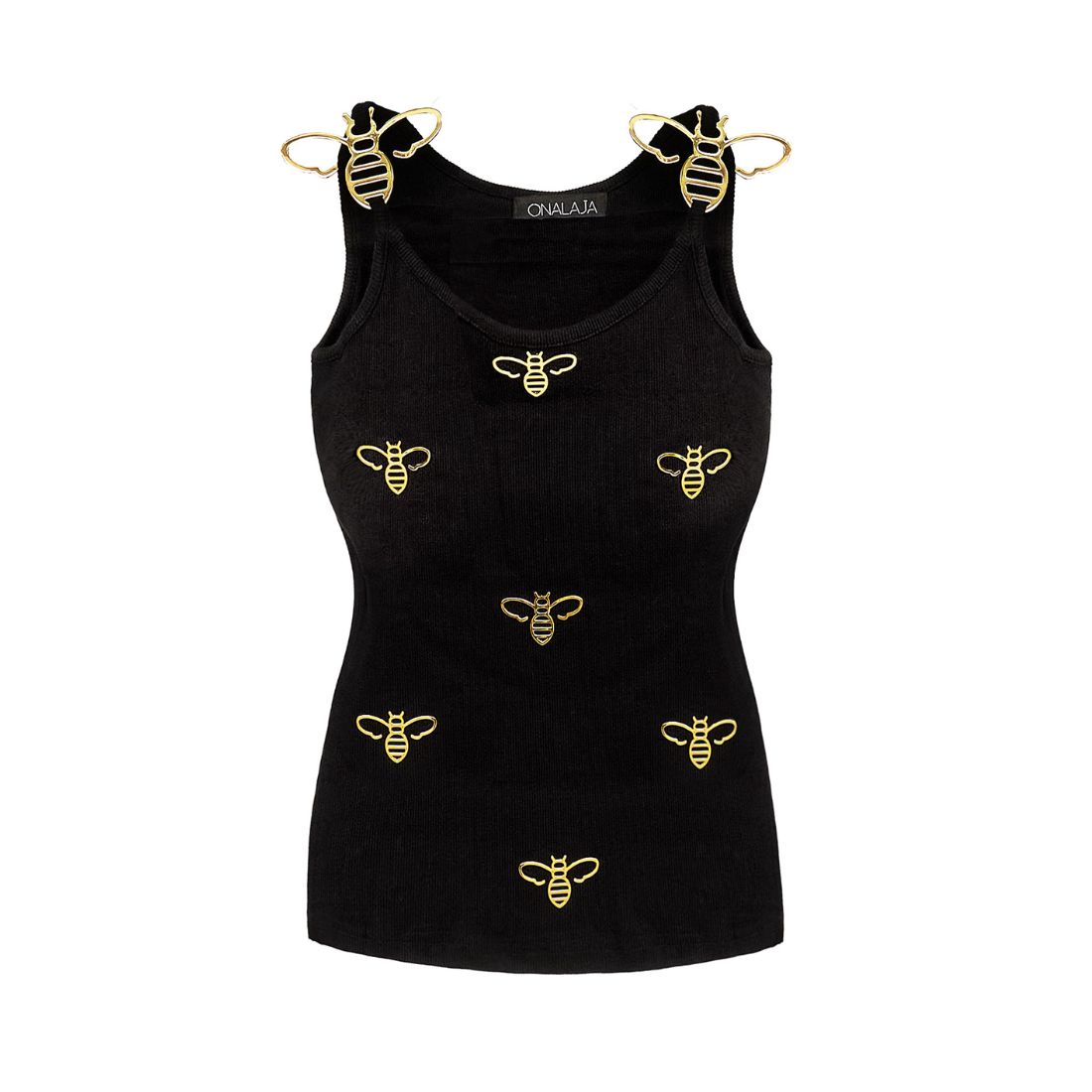 Onalaja Bee Tank (Black/Gold)